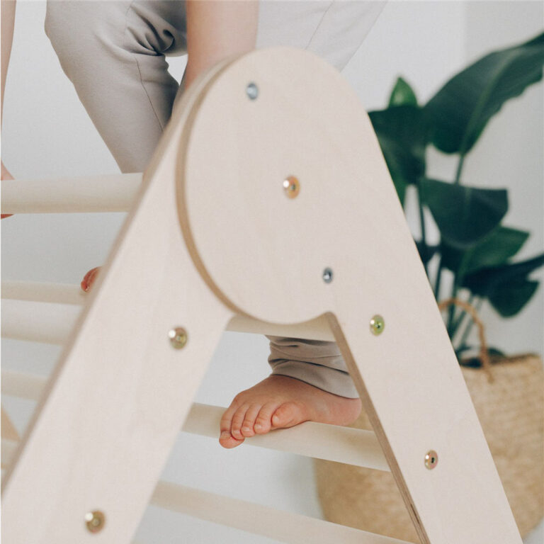 Wandrek en pikler triangle 3-in-1 klimrek voor kinderen