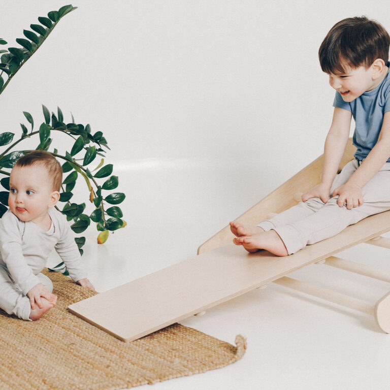Wandrek en pikler triangle 3-in-1 klimrek voor kinderen