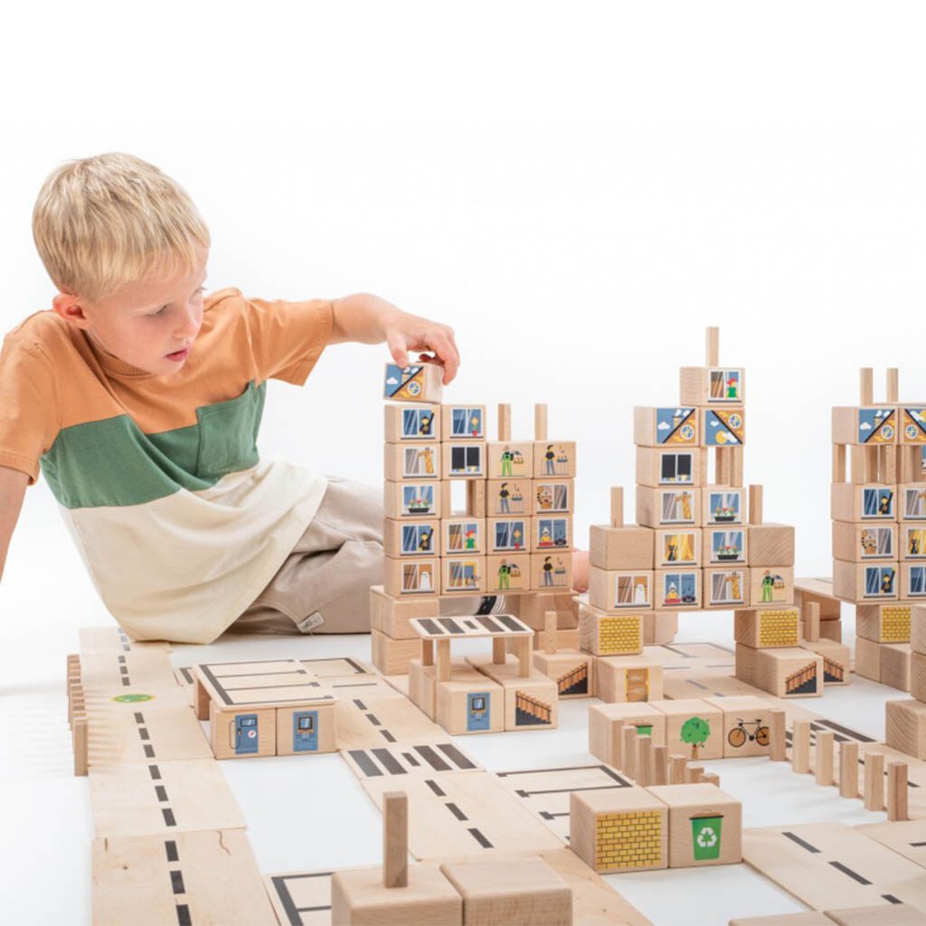 Houten blokken - speelgoed dat nooit verveelt - Jindl