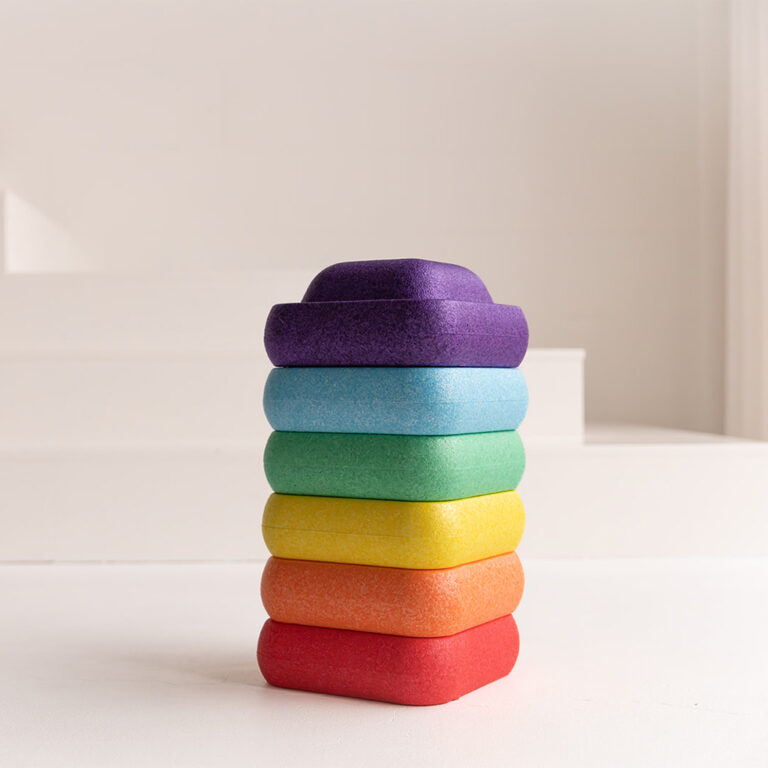 Stapelstenen | balanceerstenen Jindl® regenboog (6 stuks) - Jindl